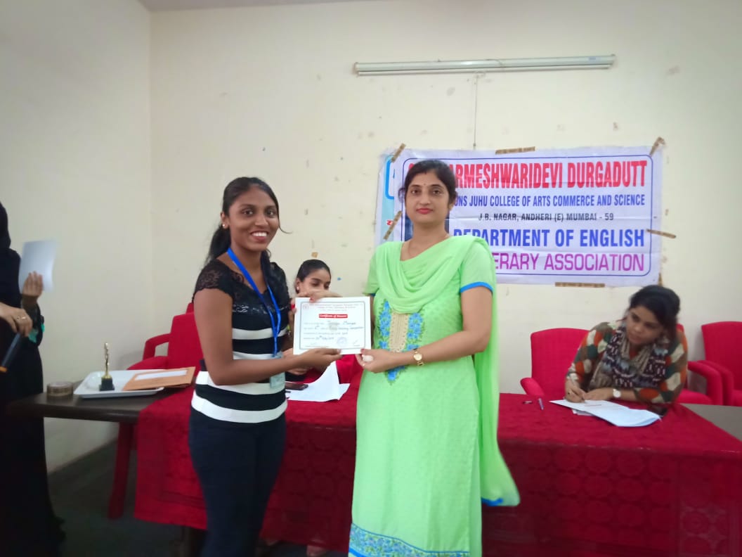 Debating Society(Hindi/Marathi/English/Others) - Smt. Parmeshwaridevi ...